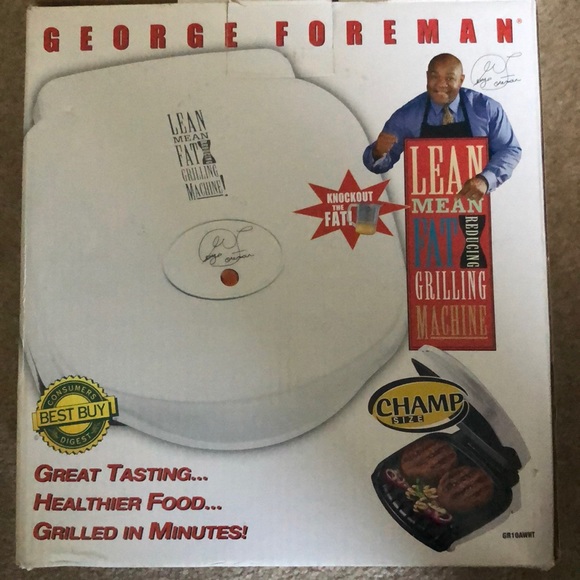 George Foreman | Kitchen | George Foreman Grawht Champ Grill Lean Mean ...